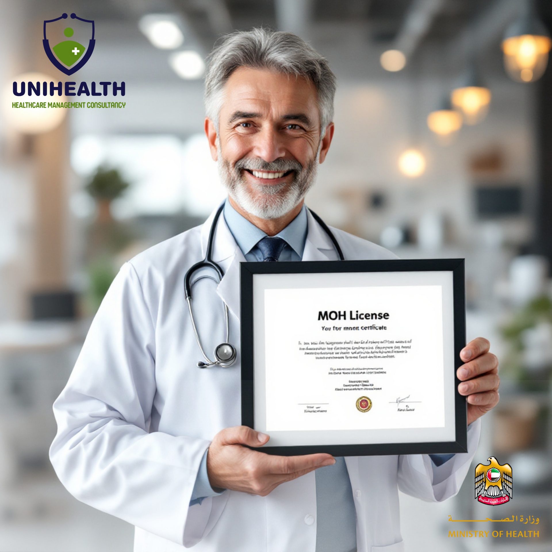 Transfer your DOH or DHA license or eligibility to an MOH license